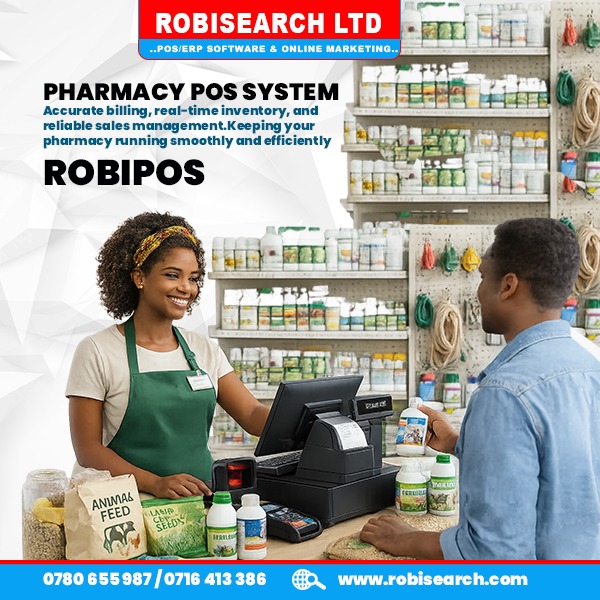 Best POS in Kenya for Pharmacies, Chemists & Drug Stores - Robisearch ltd
